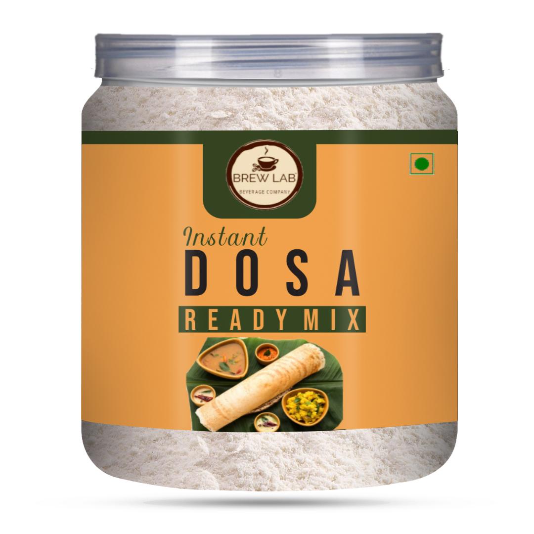 Brew Lab Ready to Eat Instant Dosa Mix |Pure Veg |South Indian Breakfast|Healthy & Tasty 250 g