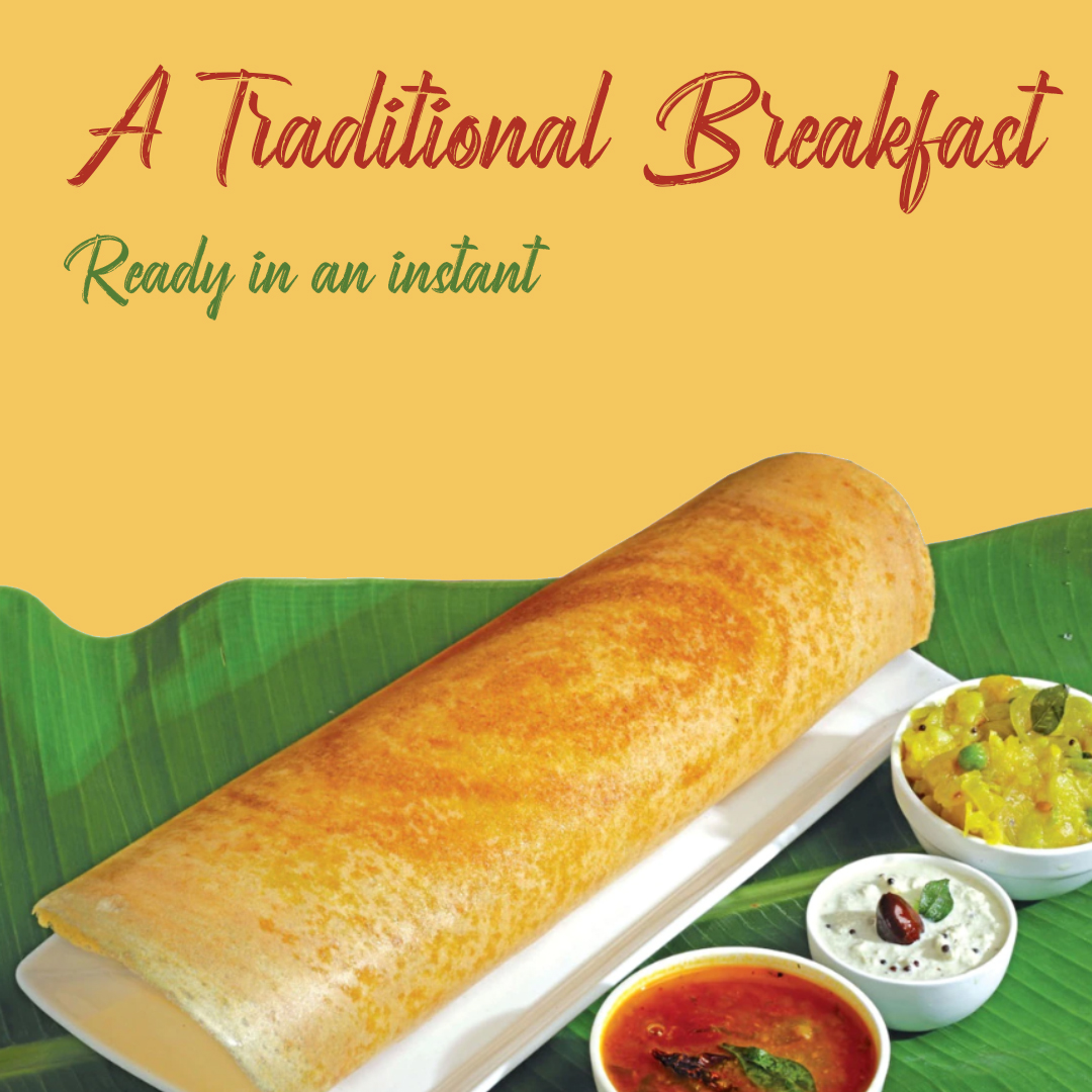 Brew Lab Ready to Eat Instant Dosa Mix |Pure Veg |South Indian Breakfast|Healthy & Tasty 250 g