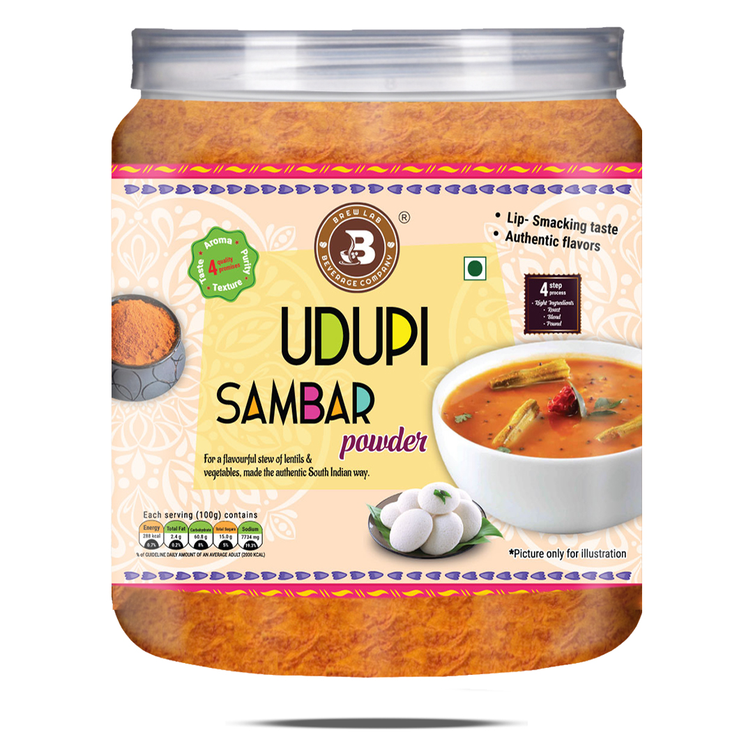 Brew Lab South Indian Udupi Sambar Masala | Authentic, mouth watering ...