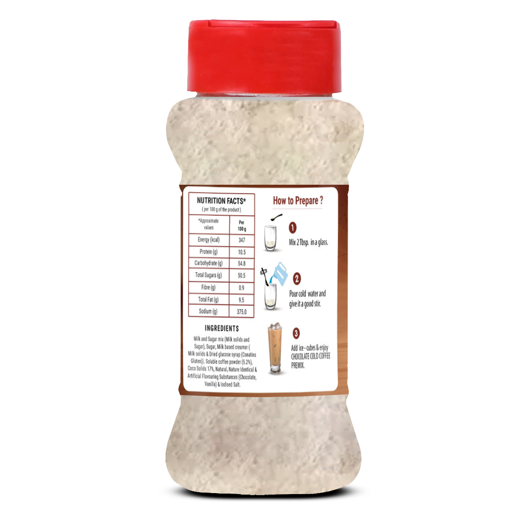 Brew Lab Chocolate Cold Coffee Premix 100 gm | Cold Coffee in Chocolate ...