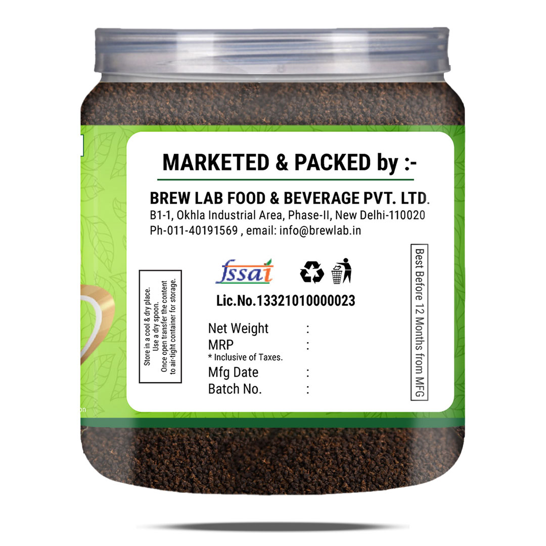 Brew Lab Elaichi Chai | Cardamom Tea 10% Extra Strong Leaves | Tea ...