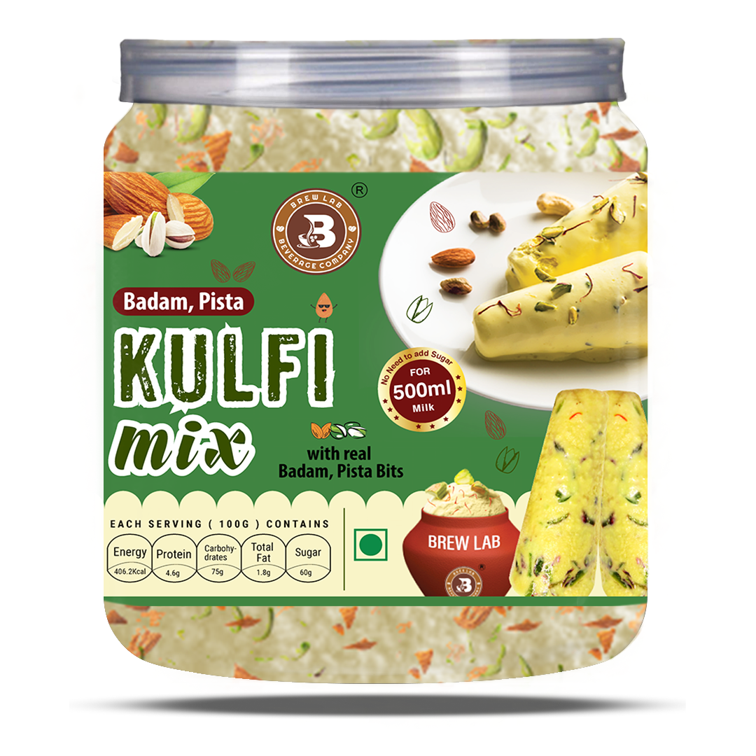 Brew Lab Kulfi Falooda Combo Mix ( Badam Pista & Kesar Pista Flavour ...