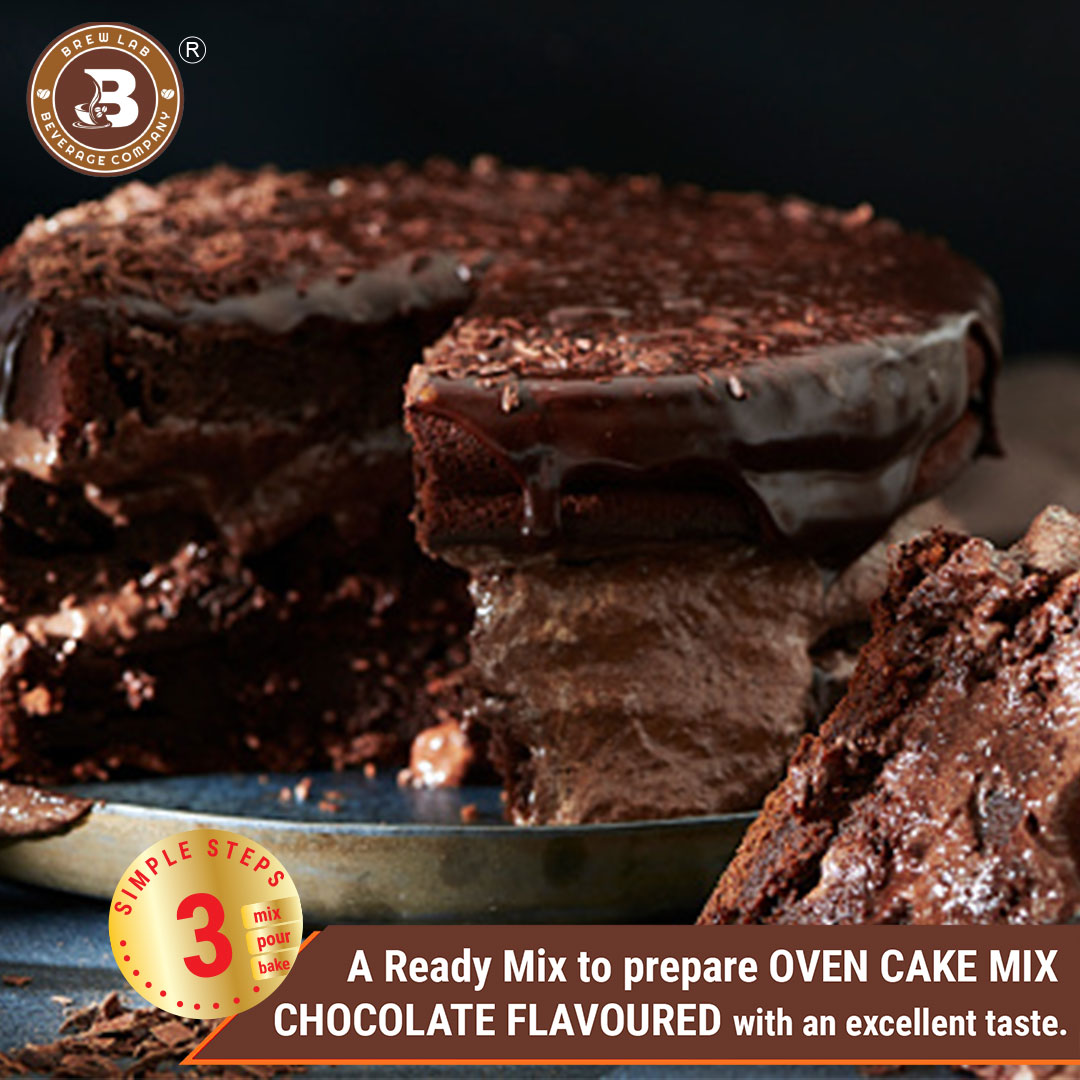Brew Lab Oven Cake Mix | Chocolate Flavored Oven cake | (75gm)