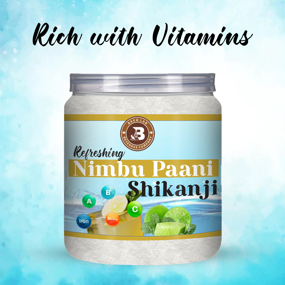 Brew Lab Refreshing Nimbu Pani Shikanji | Nimbu Pani Masala | Instant ...