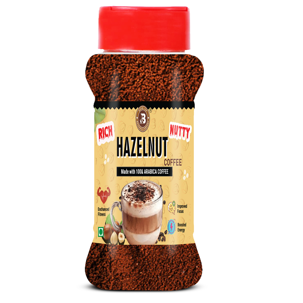 Brew Lab Rich & Nutty Hazelnut Coffee | Made With 100% Arabica Coffee ...