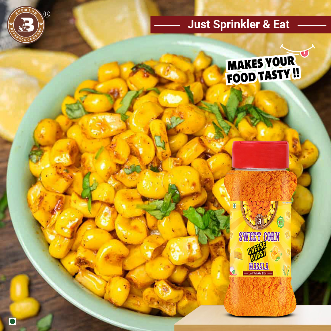 Brew Lab Sweet Corn Masala (Cheese Burst) | Just Sprinkler & Eat ...